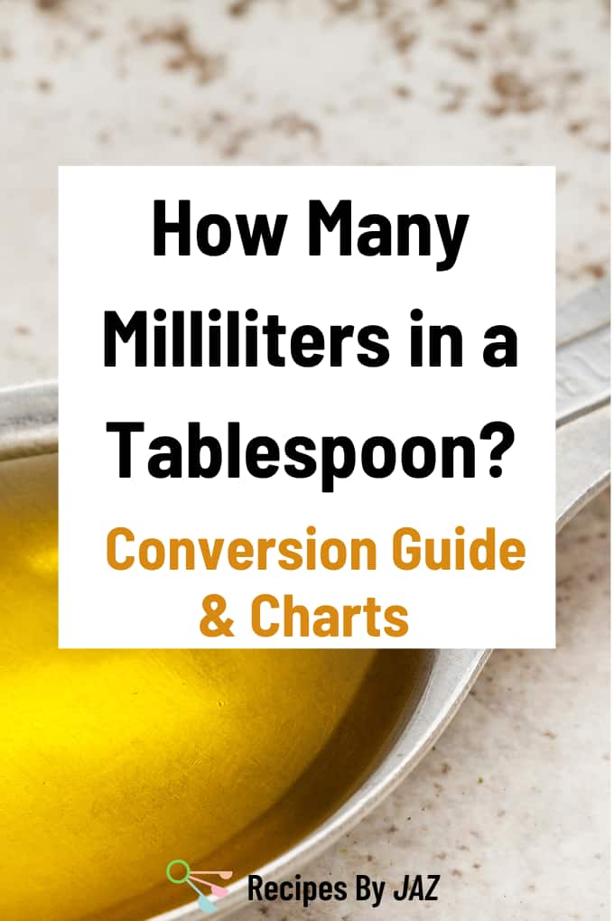 How Many Milliliters In A Tablespoon Conversion Guide 